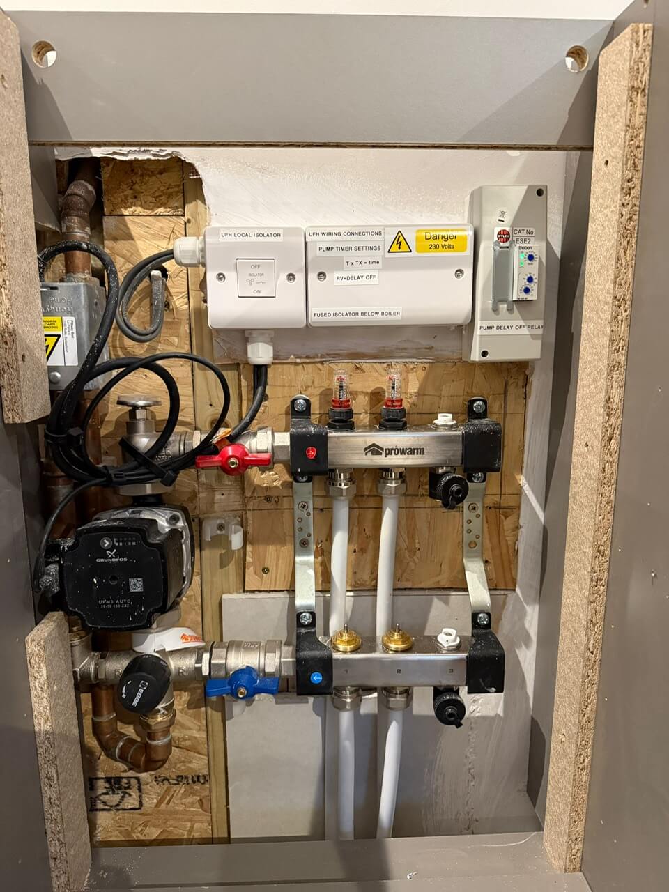 UFH Pump Overrun Made Simple with TM 345 MF | Theben